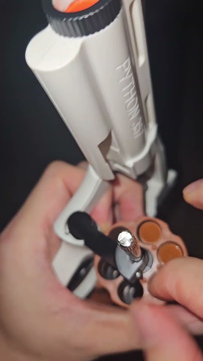 파이슨 357 리볼버 너프건(Python 357 revolver nerf gun) - YouTube