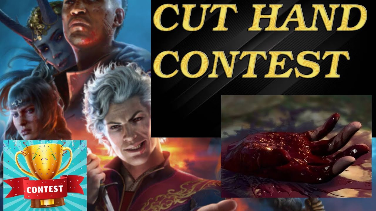 CUT HAND CONTEST, COMPANIONS REACIONS for cutting GALE'S HAND in ...