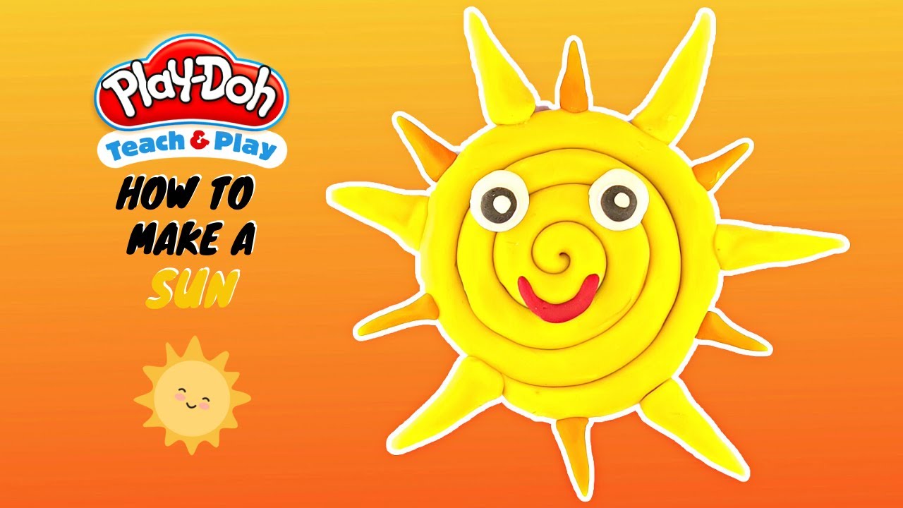 HOW TO MAKE A CUTE SUN🌞 PLAY DOH - EASY PLAYDOUGH IDEA - YouTube