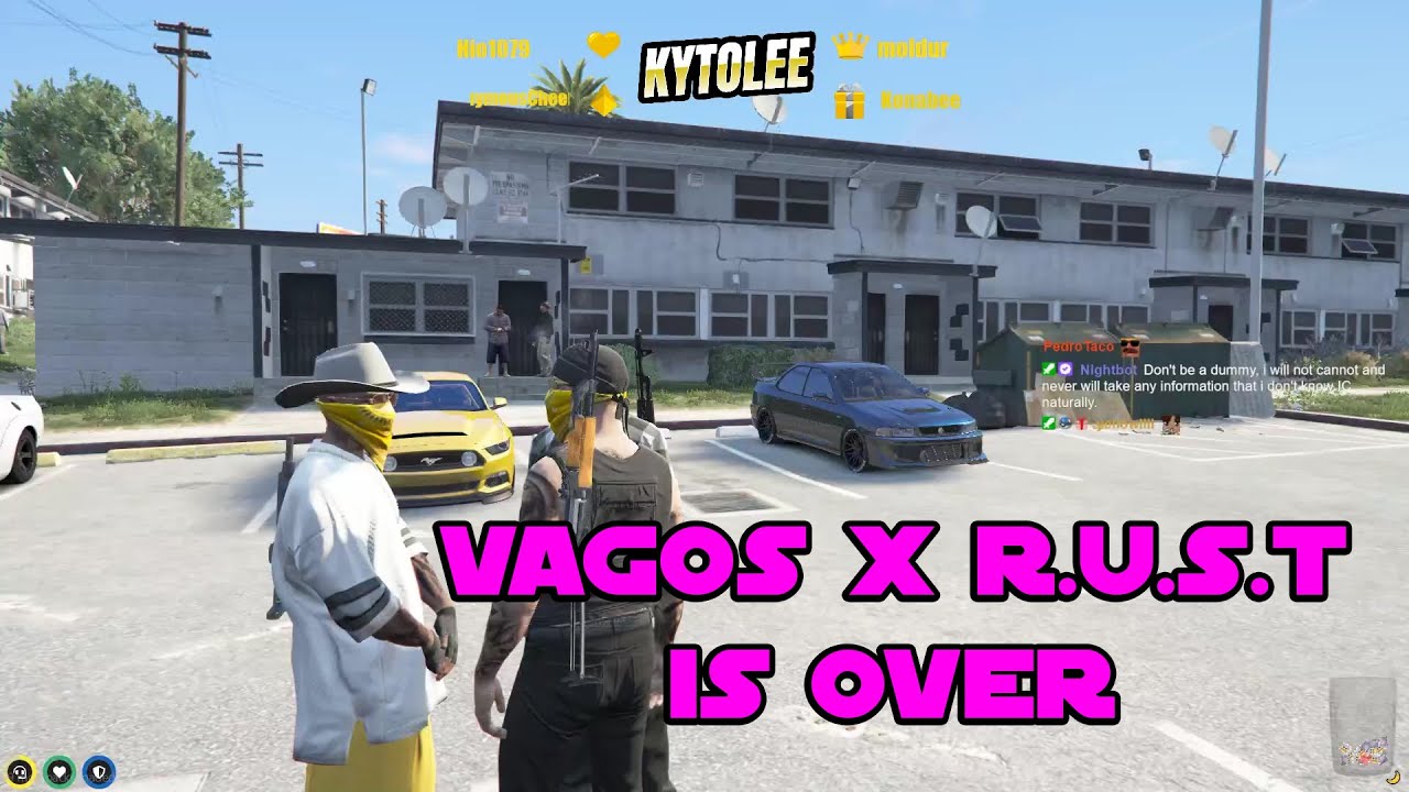 Vagos x R.U.S.T alliance is over | GTA RP NoPixel - YouTube