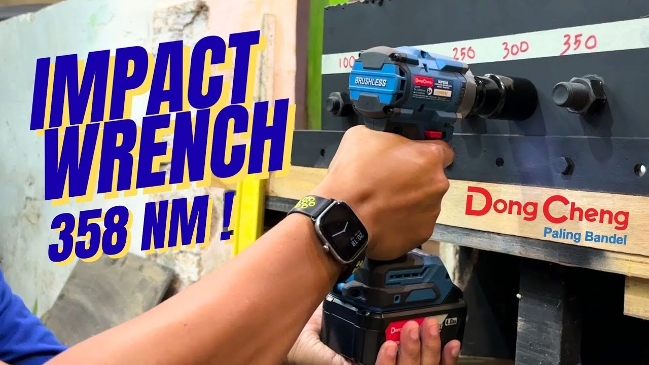 Cordless Impact Wrench Paling Recomended ‼️ DongCheng DCPB358 - YouTube