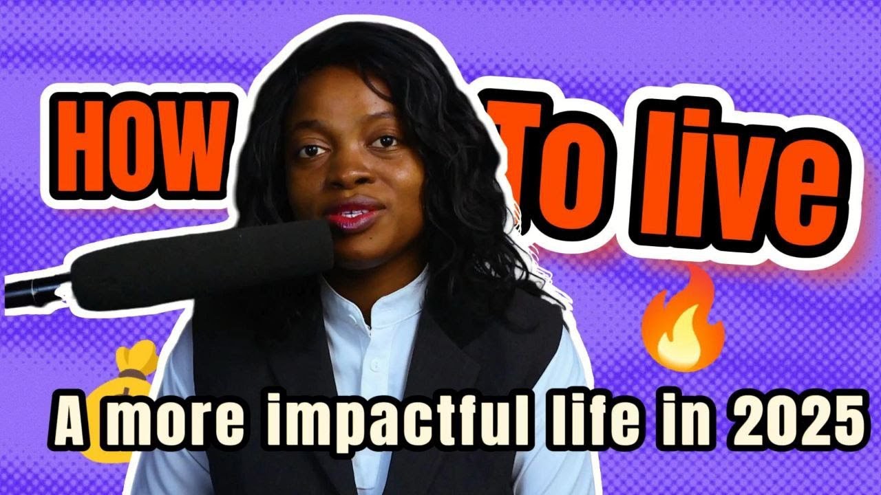 HOW TO LIVE A MORE IMPACTFUL LIFE IN 2025 #goals #vision #motivation ...