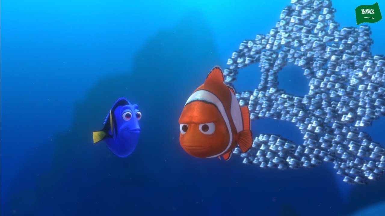 Finding Nemo – Damselfish Scene (Arabic) - YouTube