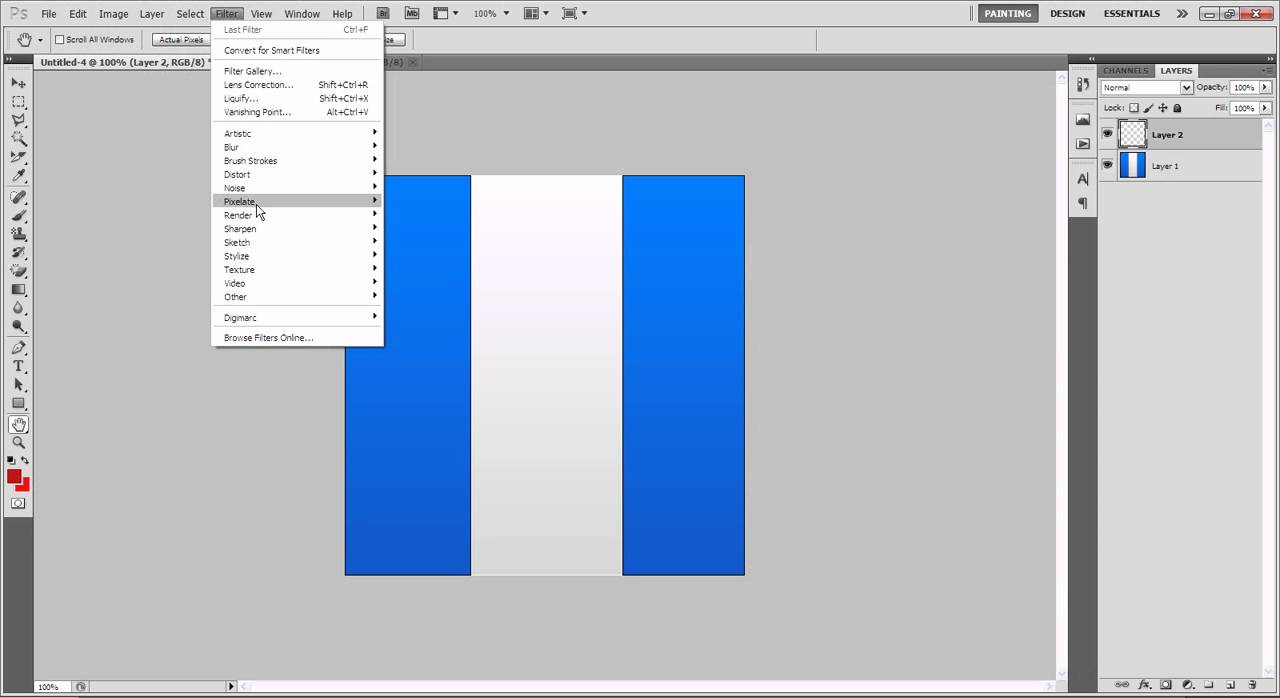 Efecto roto en PhotoShop - YouTube
