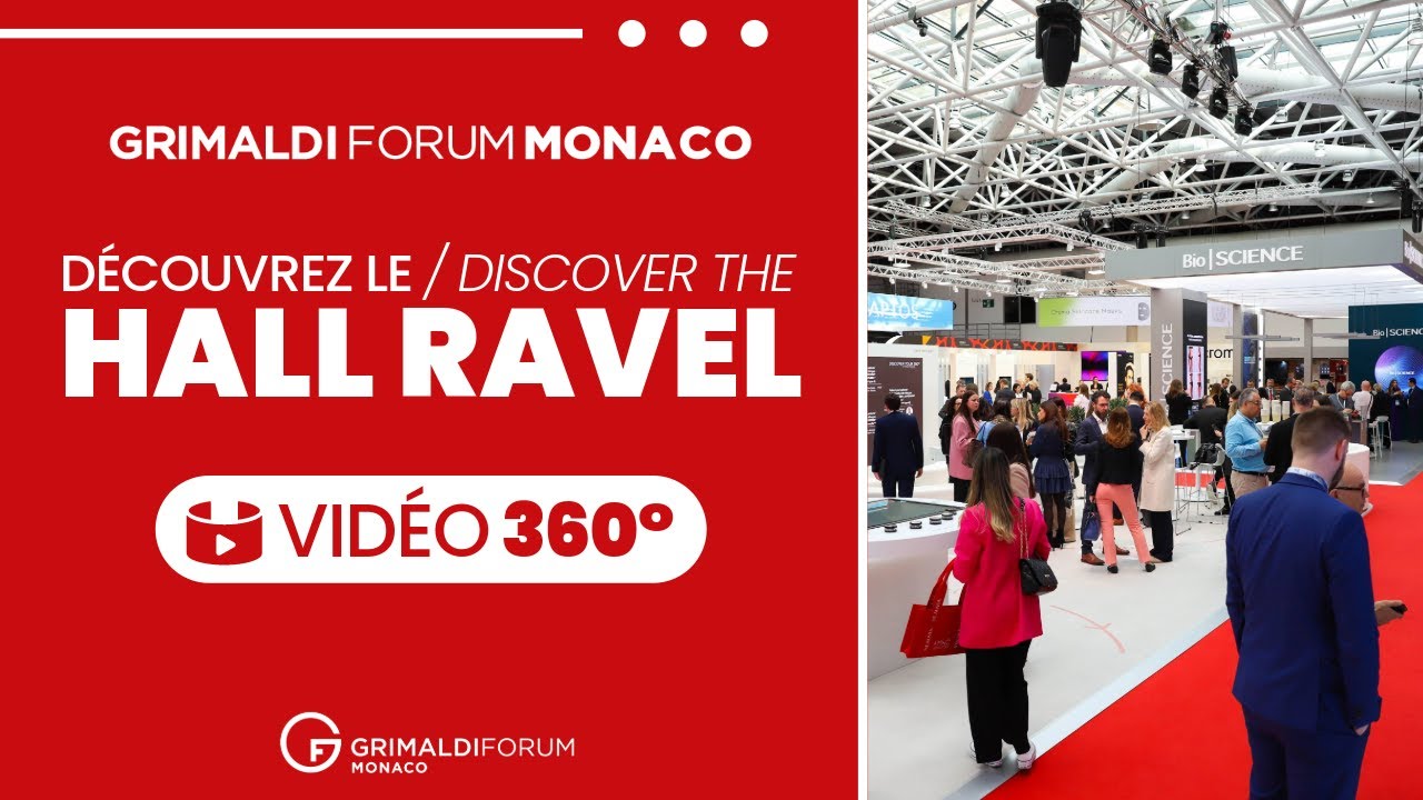 [360°] GRIMALDI FORUM MONACO - HALL RAVEL ⎮ AMWC 2023 - YouTube