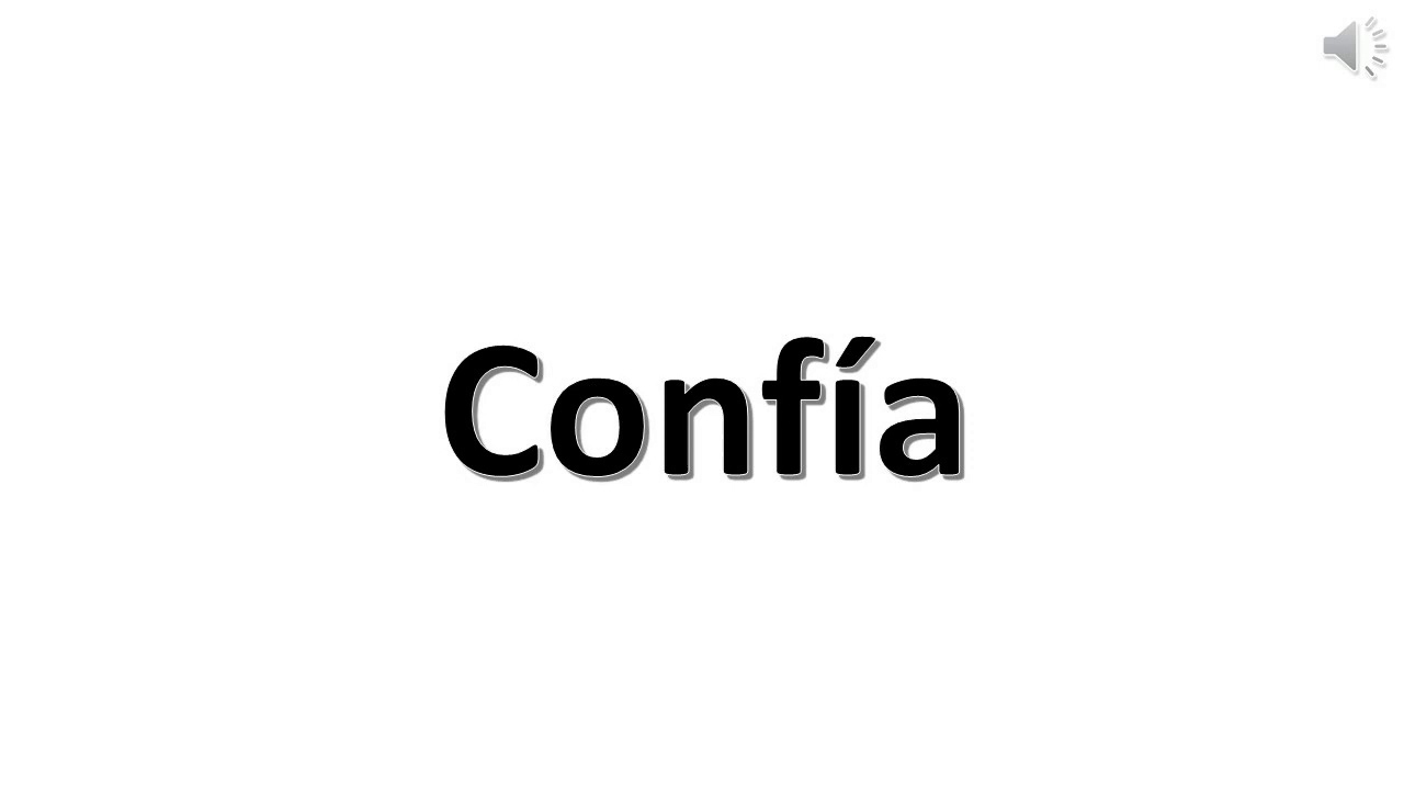 PISTA-KARAOKE-LETRA CONFÍA - YouTube