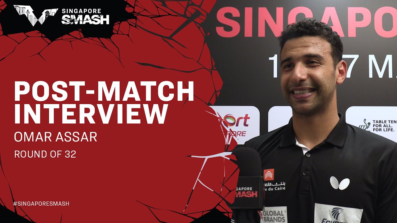 Omar Assar Post-Match Interview | Singapore Smash 2024 - YouTube