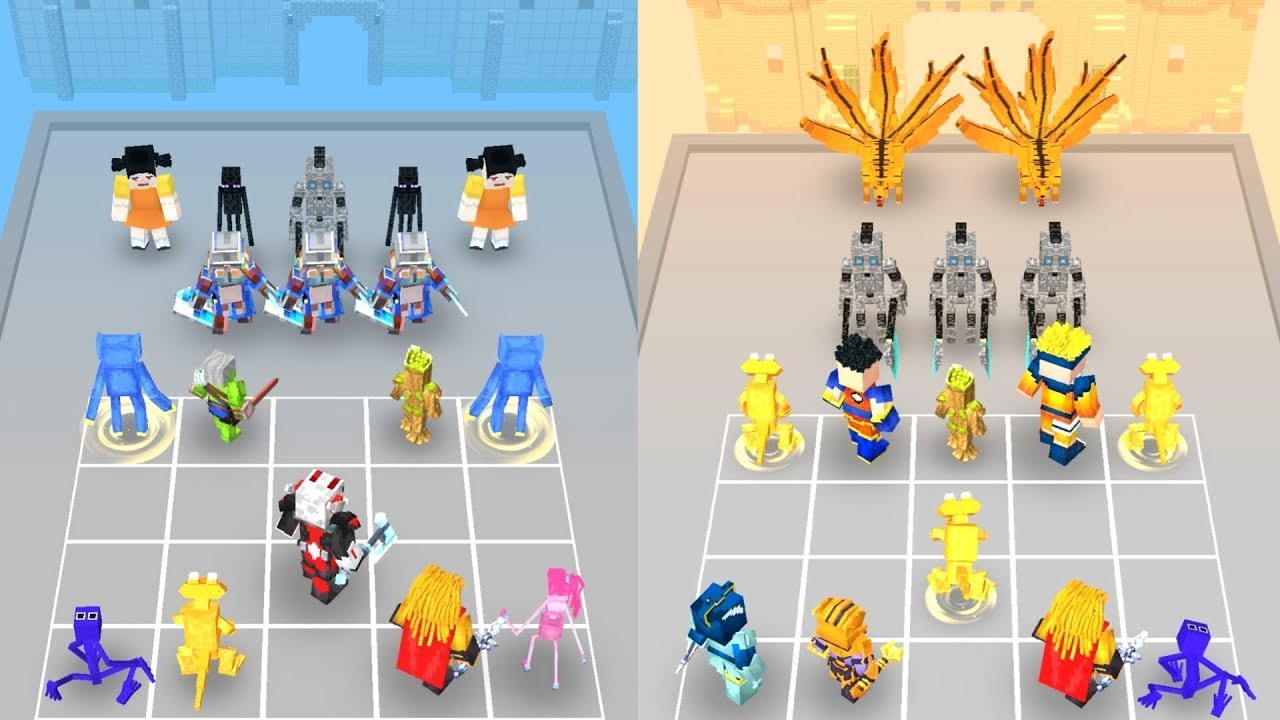 Craft Monster Merge Rampage : Merge Craft 3d Run, Minecraft Rainbow ...