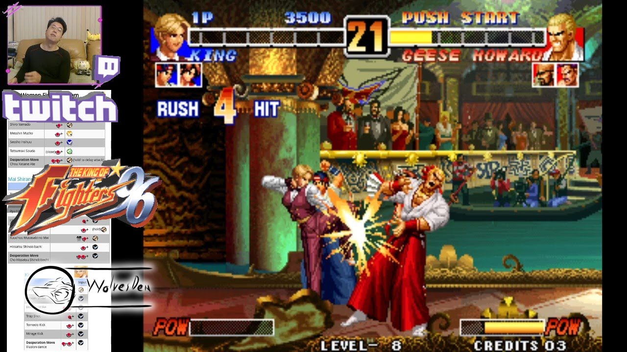 (ARC) KOF '96 - New Women Fighters Team - Part 1 - Level 8 - YouTube