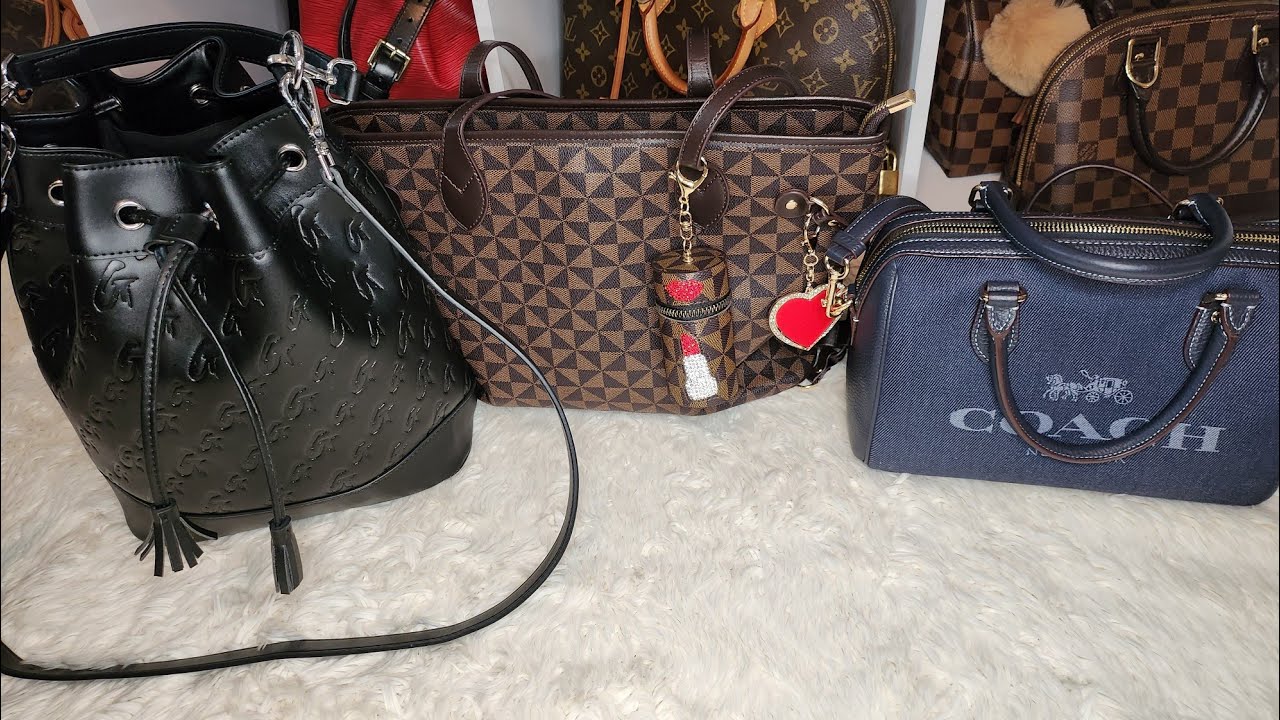 THREE BAGS SWITCH OUT COME CLEAN OUT MY HANDBAGS 👜/ NEW BAG REVEAL ...