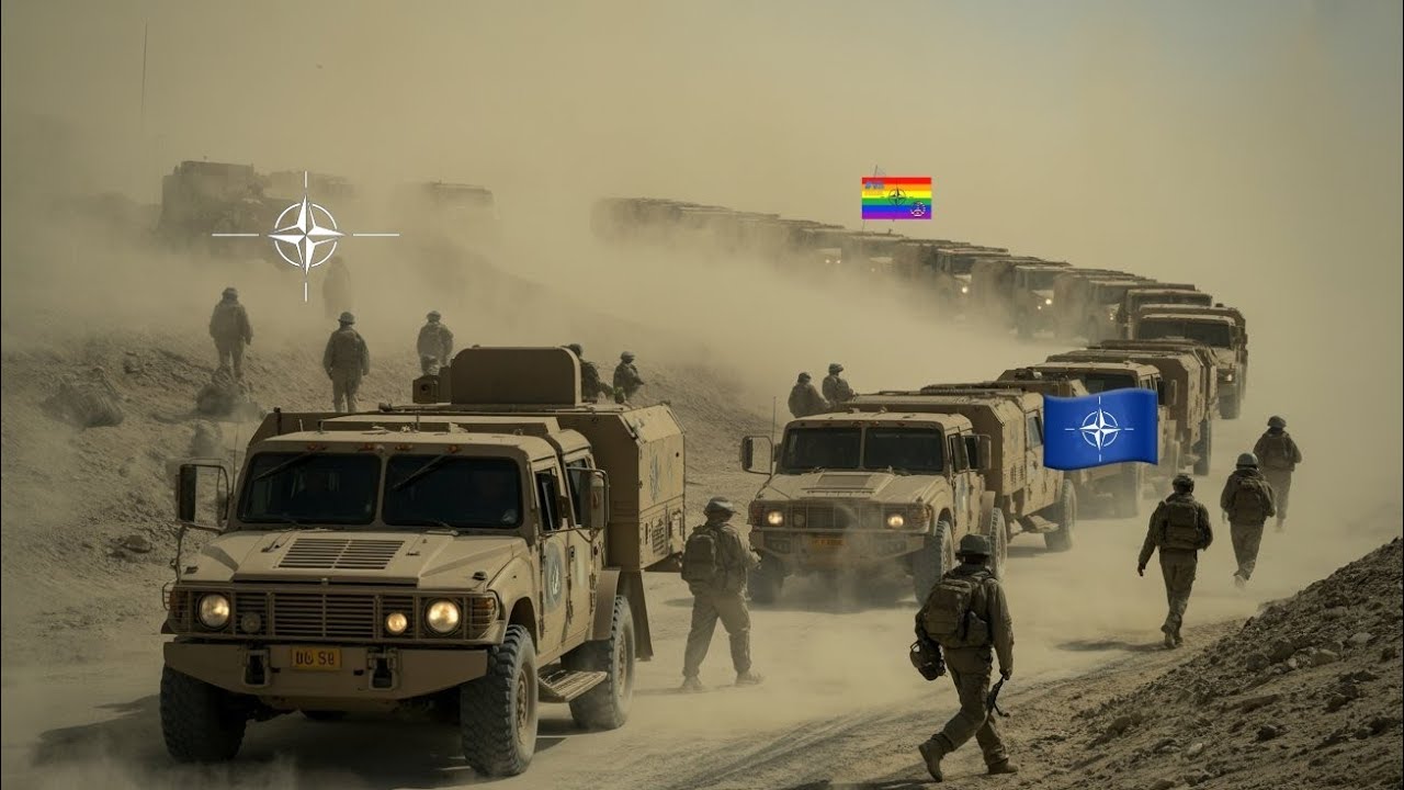 No Way Out! NATO Military Convoy of 3,000 Soldiers to Ukraine Destroyed ...