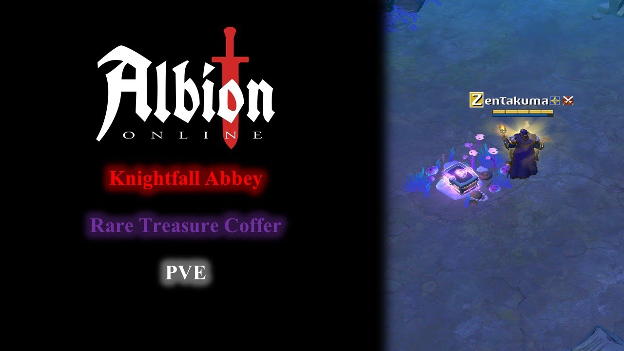 Albion Online Knightfall Abbey เดินมาเจอพอดี - YouTube