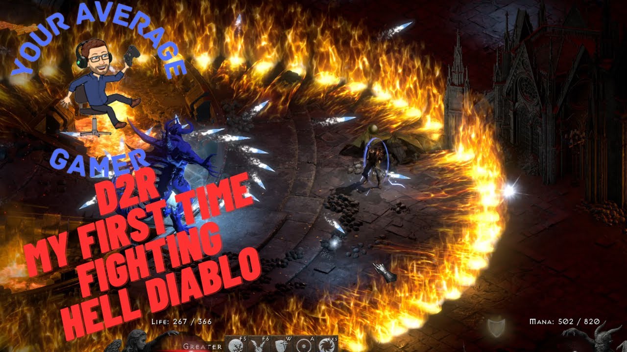 Diablo 2 Resurrected Hell Diablo My First Time Fighting Him! - YouTube
