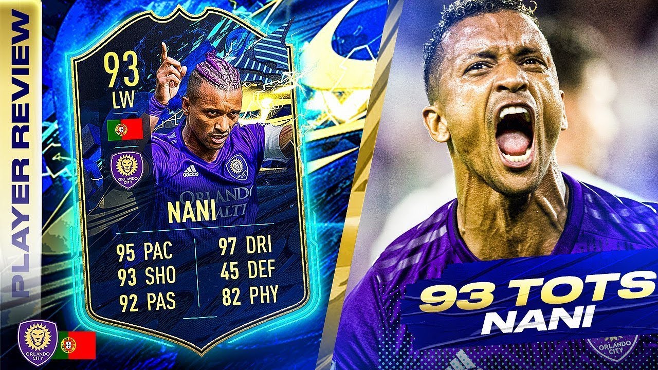 THE HYPE IS REAL!!💪 93 TEAM OF THE SEASON NANI REVIEW! FIFA 21 Ultimate ...