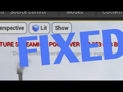 Eliminating 'Texture Streaming Pool Over' Error - Resolved in Unreal ...