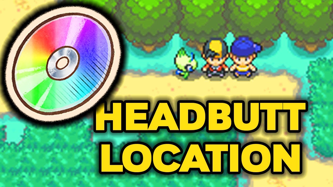 How to Find the Headbutt Move Tutor in Pokemon HeartGold and SoulSilver ...
