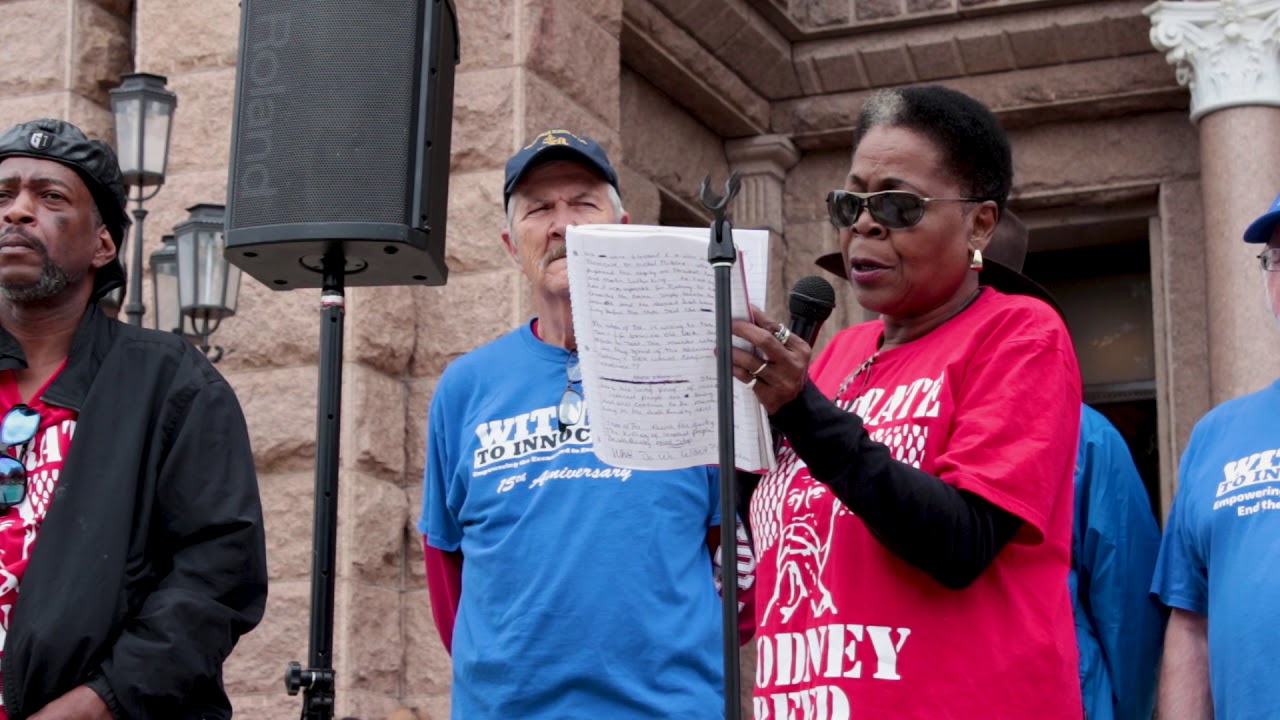 Sandra Reed speaking at the 19th Annual March to Abolish the Death ...