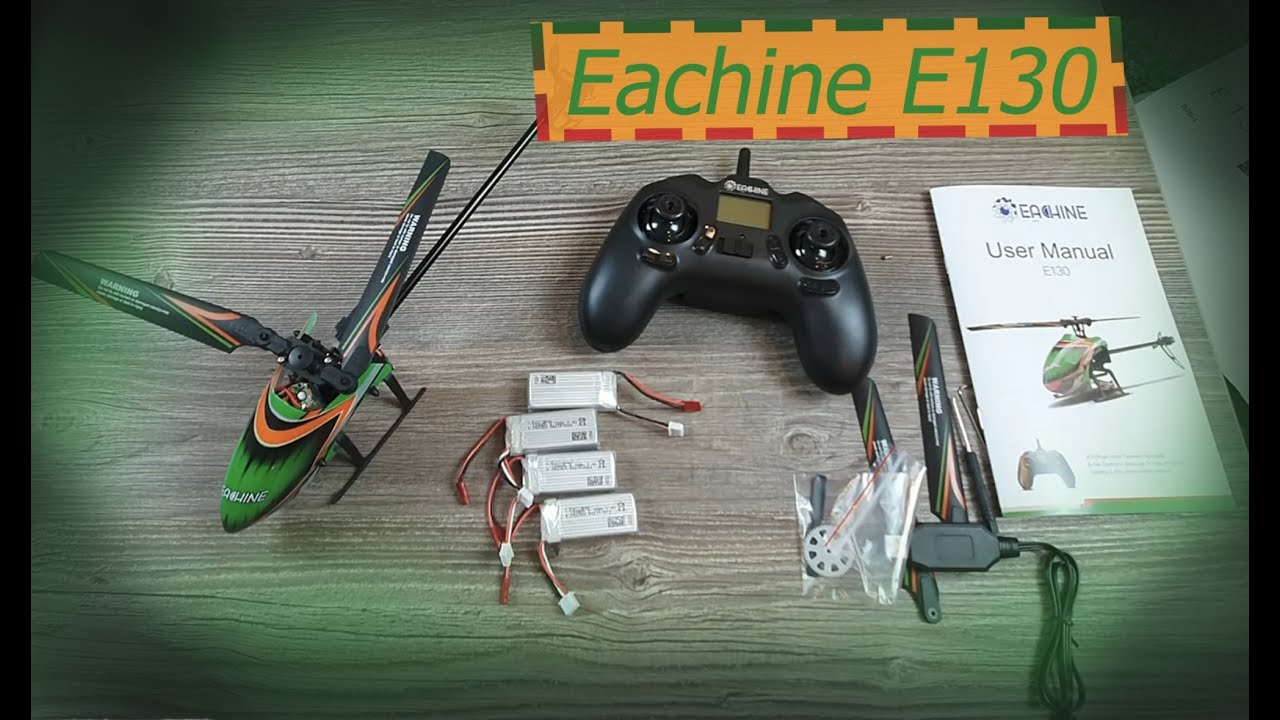 Eachine E130 unboxing and binding with Radiomaster TX16s - YouTube