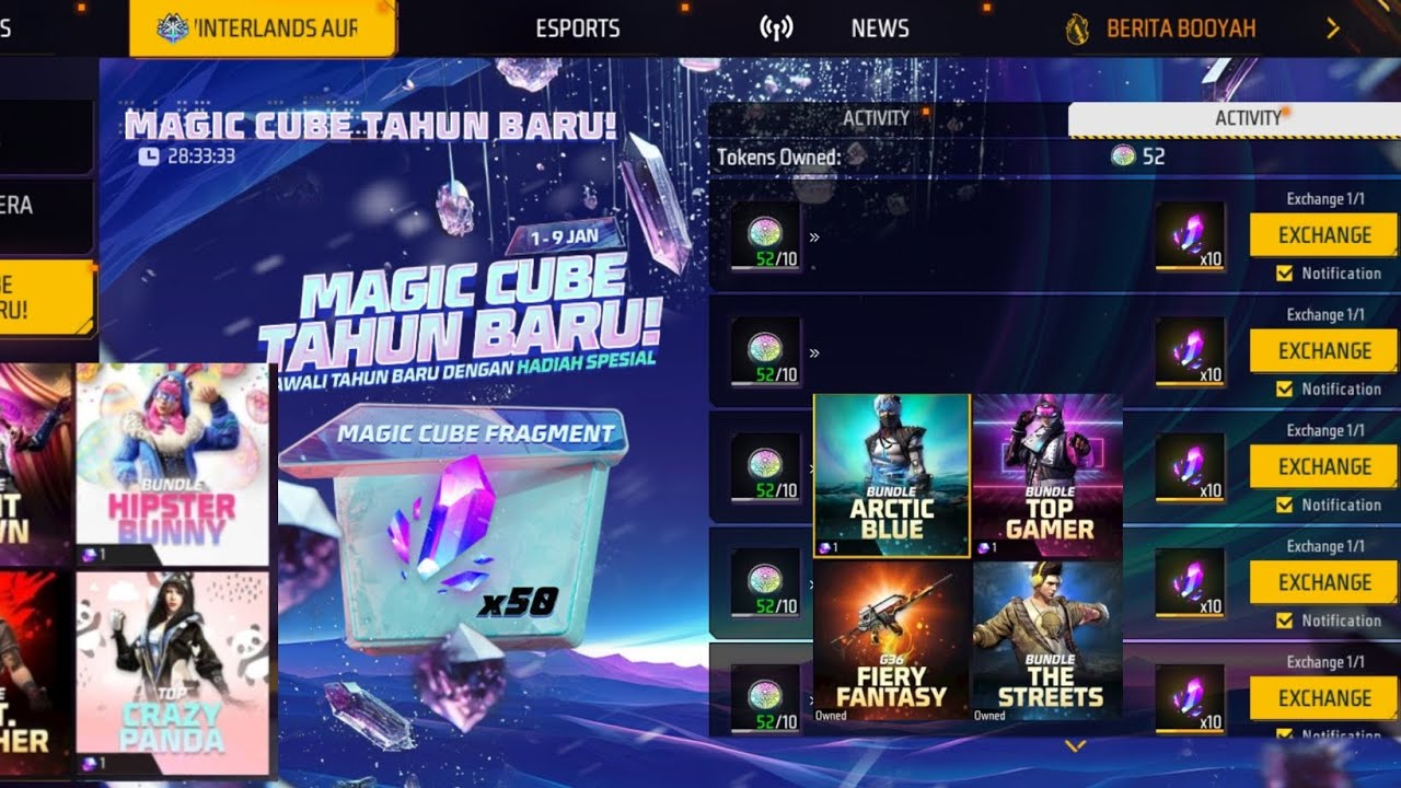 Free Fire Next Buddy Mart Store | FF Next Magic Cube Store | FF Next ...