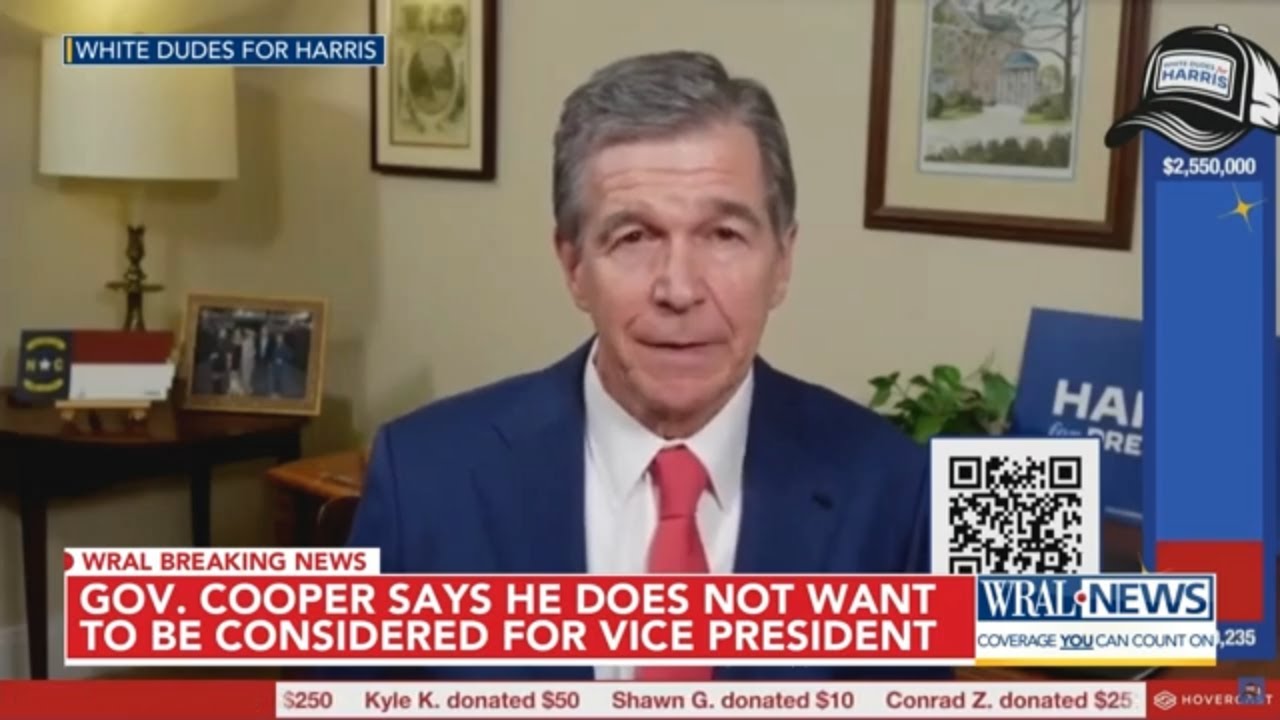What's next for Roy Cooper after removing himself from VP consideration ...