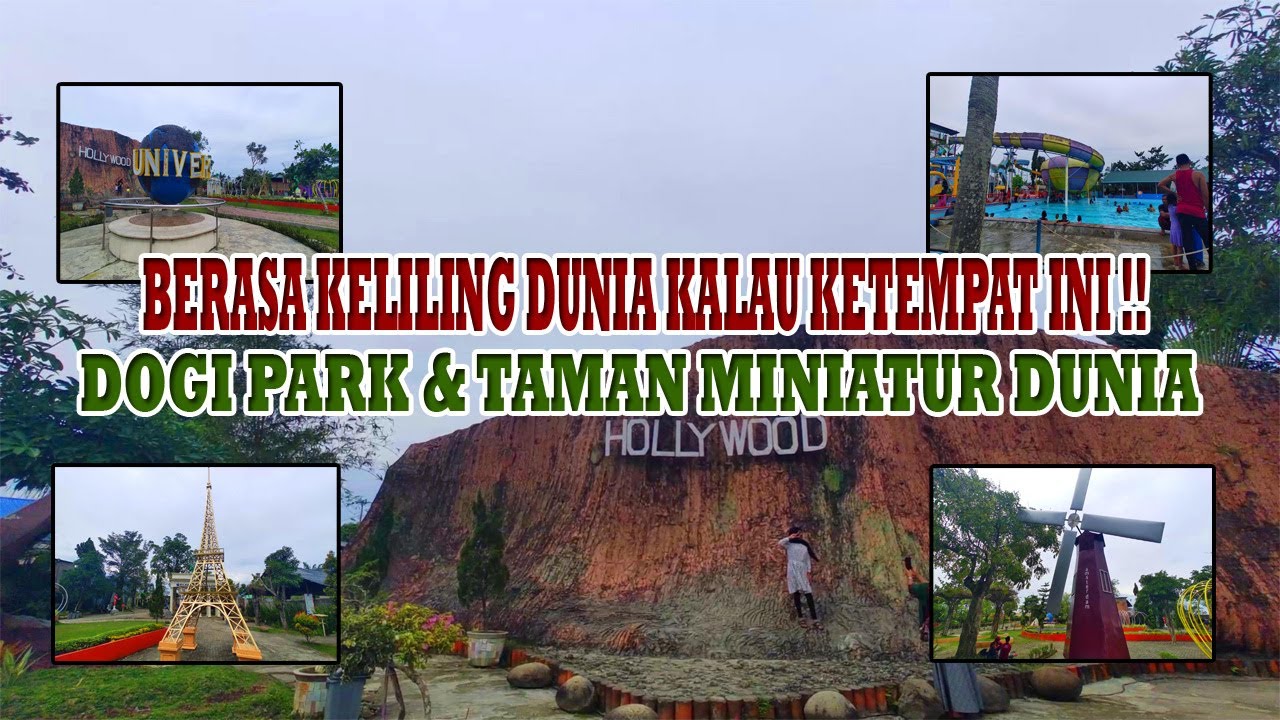 Dogi Park Waterboom Indrapura dan Taman Miniatur Dunia Terbaru !! - YouTube