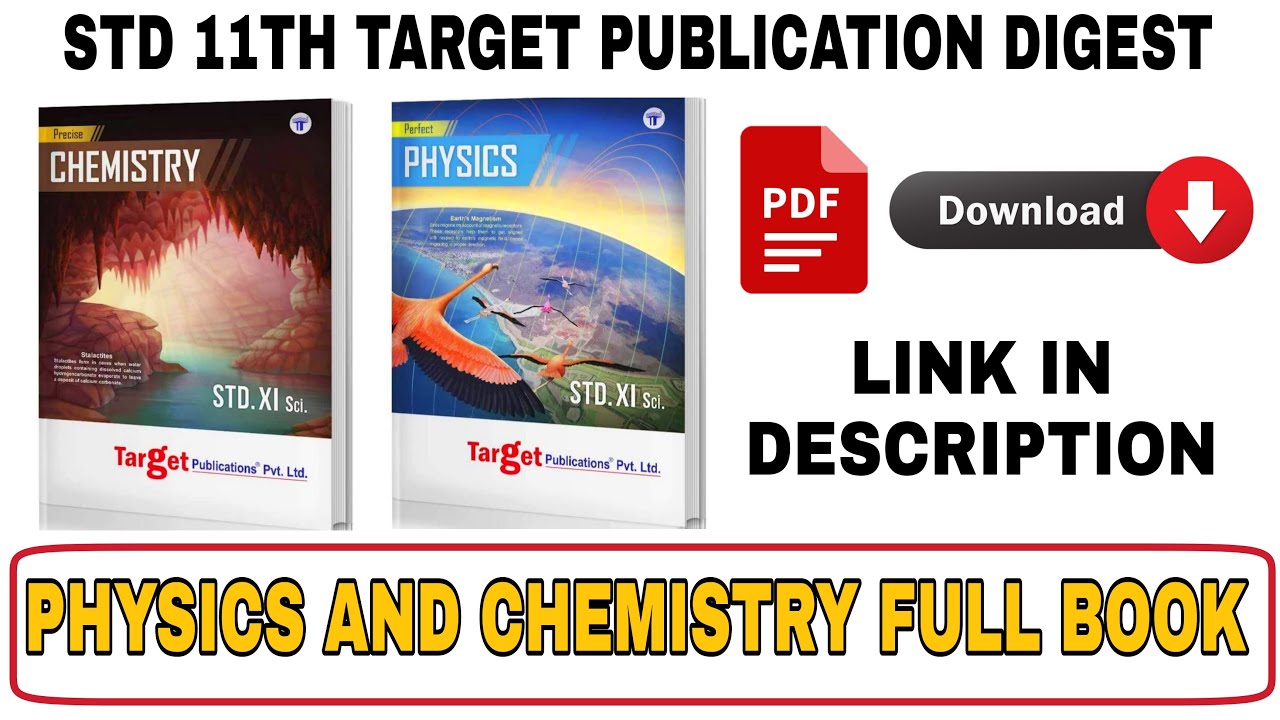 11TH STD PHYSICS AND CHEMISTRY TARGET PUBLICATION BOOKS AND DIGEST PDF ...