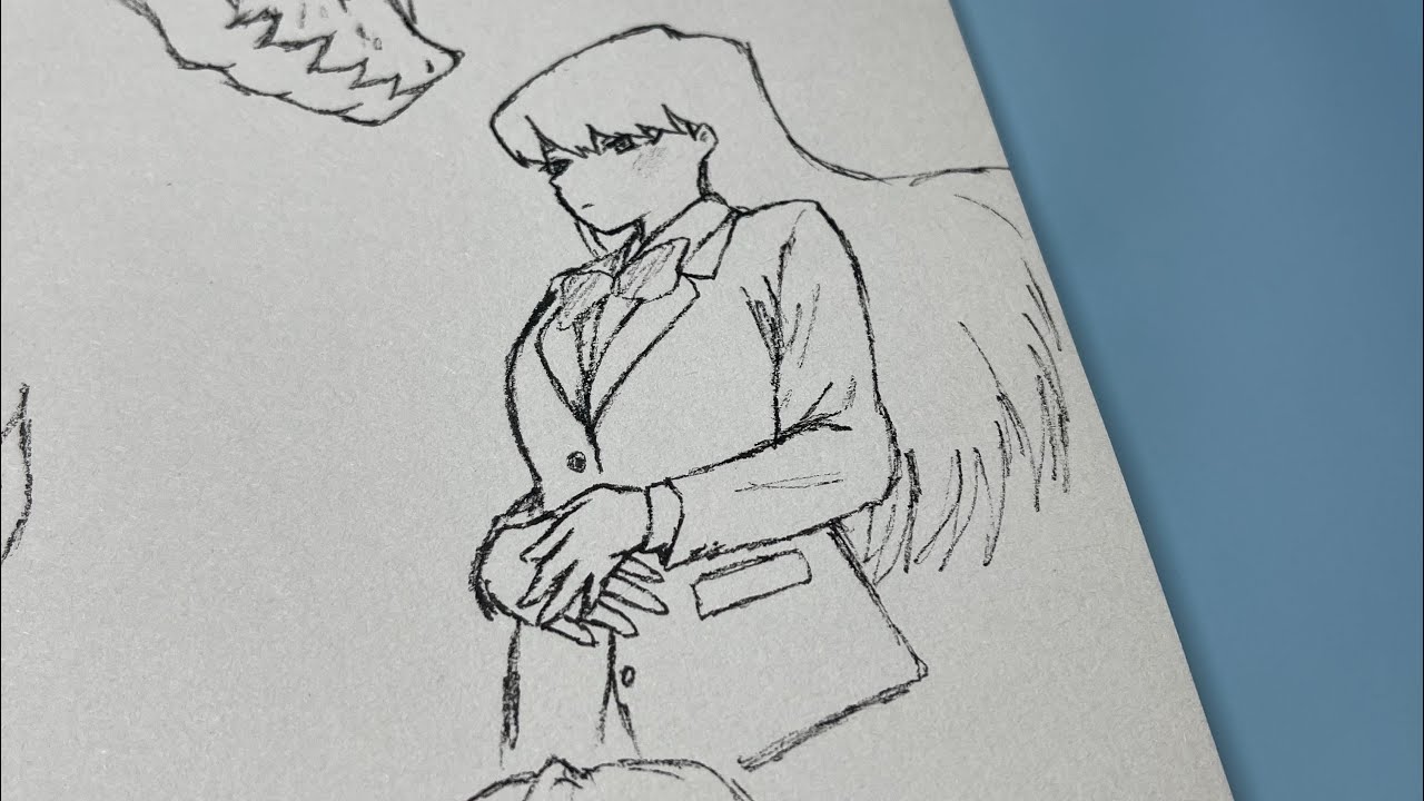 How to draw Komi san step by step | Drawing anime character ~ Komi San ...