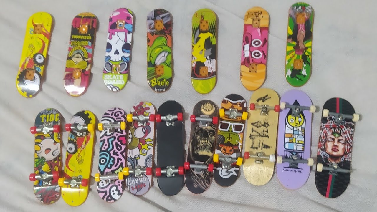 Mostrando meus finger's board! - YouTube