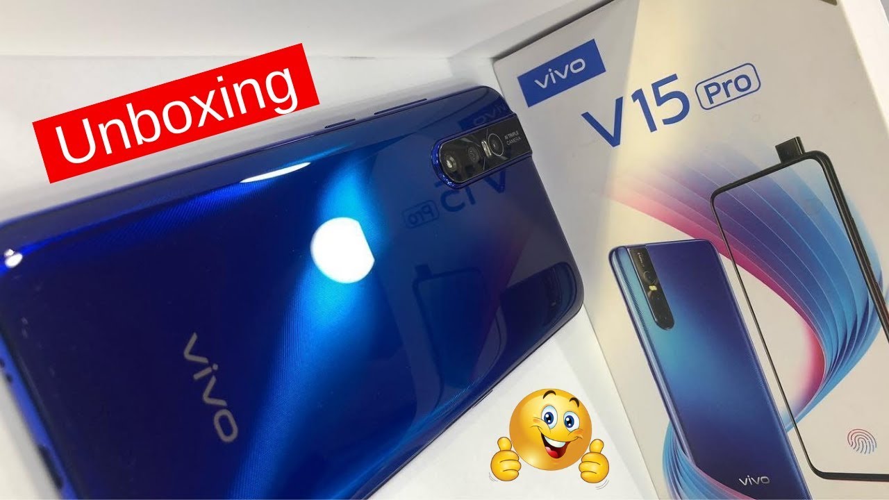 Vivo V15 Pro Unboxing & First Look - 32MP Selfie, Pop Up Camera - YouTube