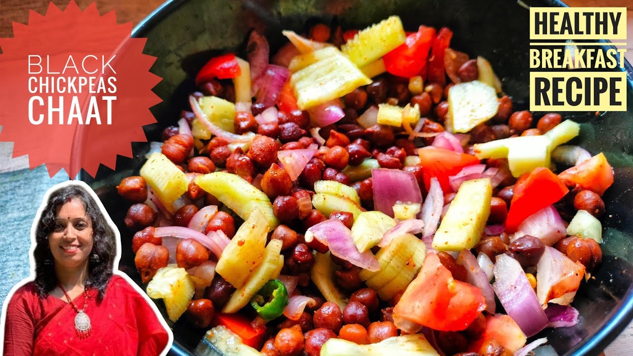 High Protein Kala Chana Chaat ll Black Chickpeas Chaat Recipe - YouTube