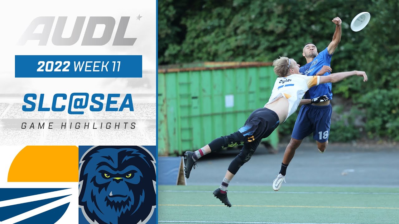 2022 AUDL: Salt Lake Shred at Seattle Cascades | Week 11 | Game ...