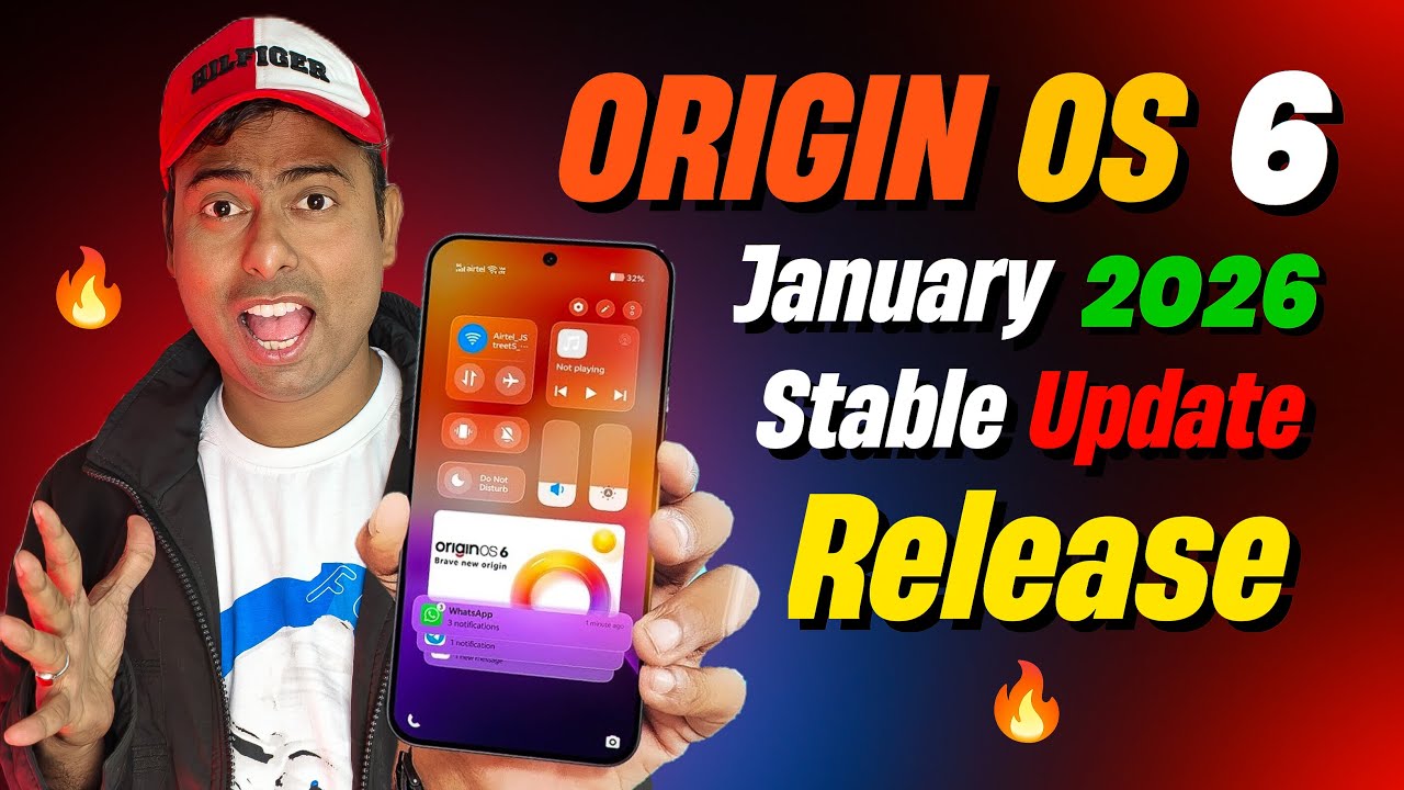📢 Origin OS 6 Latest Update Received in January 2026 | New Features ...