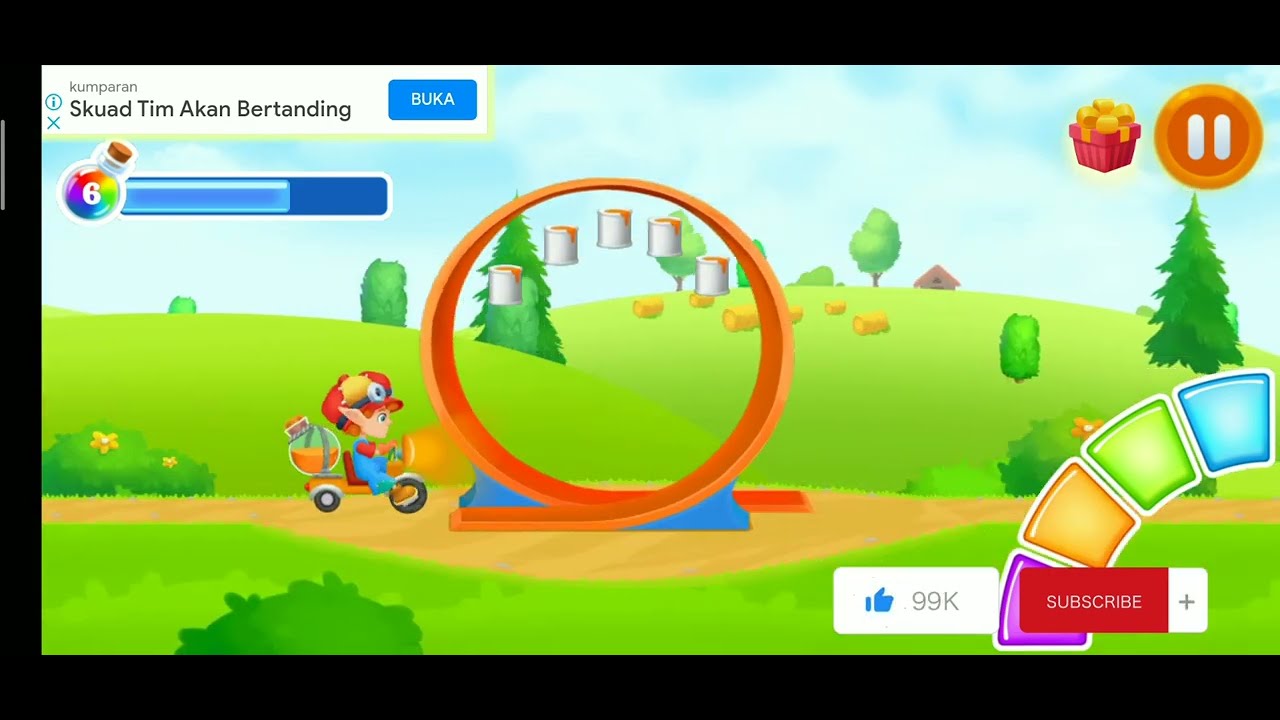 Bermain games Menggambar, Melukis, Mewarnai.game anak anak eps#3 ...