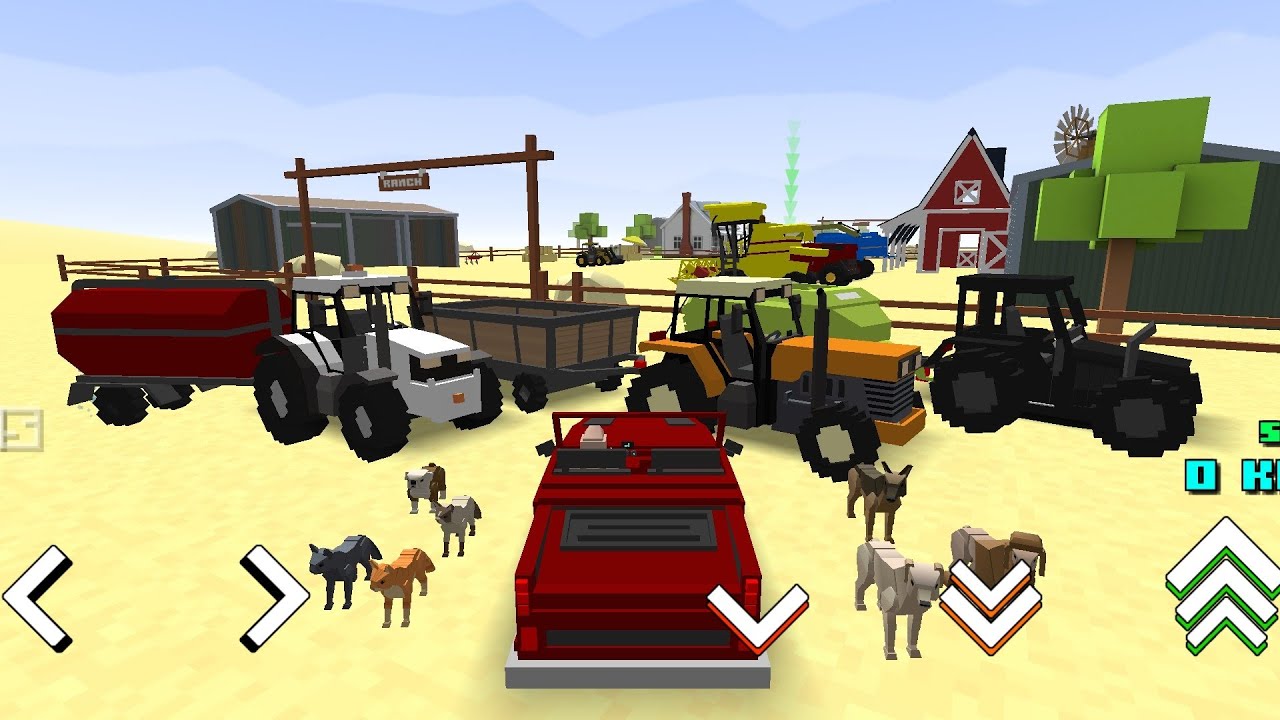 Blocky Farm & Racing Plow - New Luxury Car | FARM MODE | Android / IOS ...
