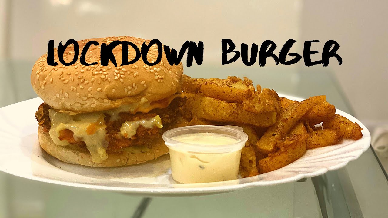 Lockdown burger ( an experiment worth doing ) - YouTube
