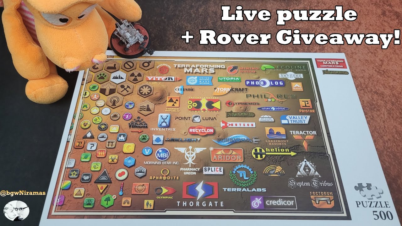 Terraforming Mars: Puzzle Live + Rover Giveaway! - YouTube