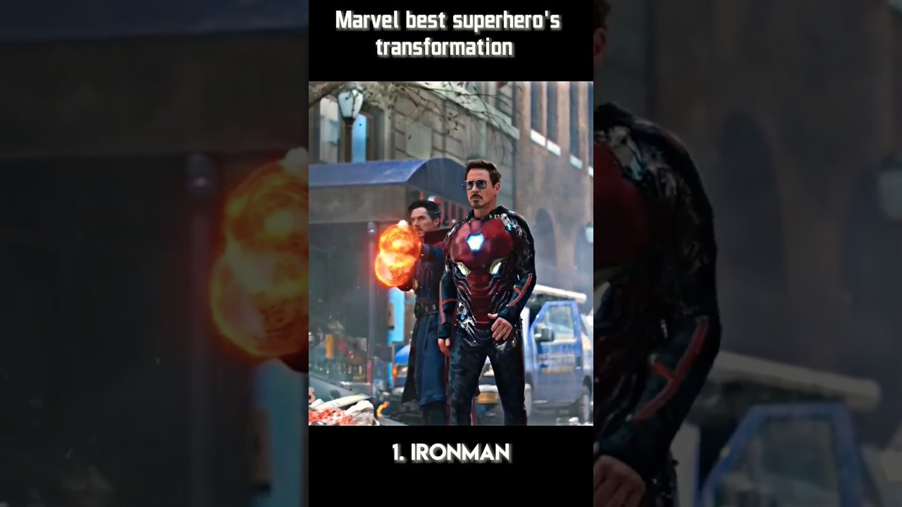Marvel best Superhero Transformation #suitups #marvel #marvelstudios # ...