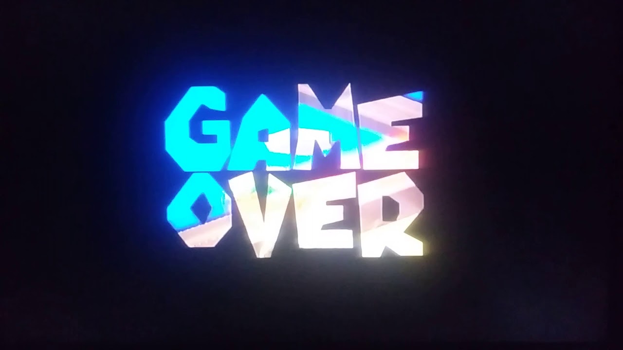 Super Mario Galaxy Game Over - YouTube