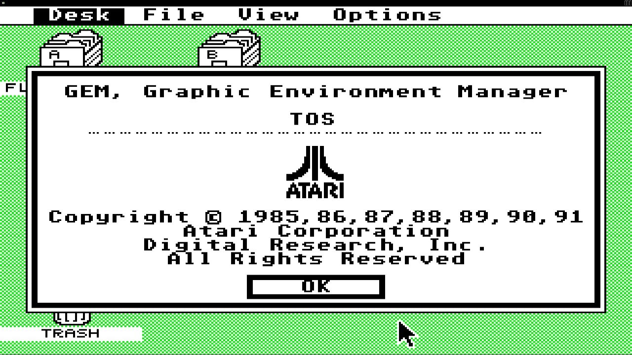 Atari TOS 3.06 - YouTube