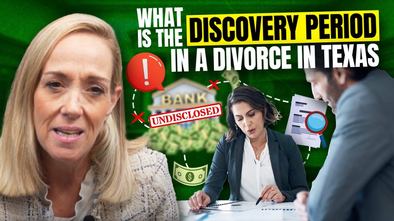 What is The Discovery Period in a Divorce in Texas - YouTube