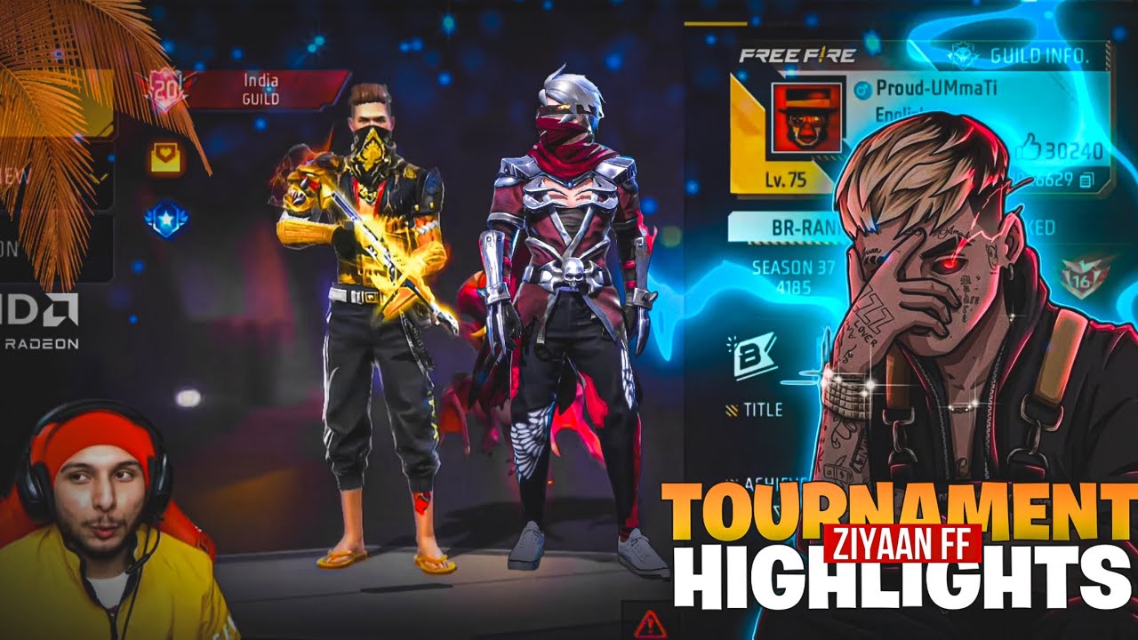 FREE FIRE TOURNAMENT HIGHLIGHTS 🏆 BY ZIYAAN FF😈 | FREE FIRE ESPORTS ...