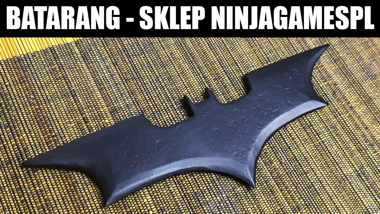 BATARANG, BAT-SHURIKEN - SKLEP NINJAGAMESPL BROŃ NINJA / BIAŁA - YouTube