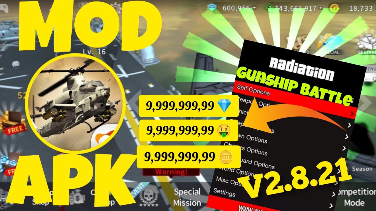 Gunship Battle Mod APK V2.8.21 Gameplay Gunship Battle Mod APK 2023 ...