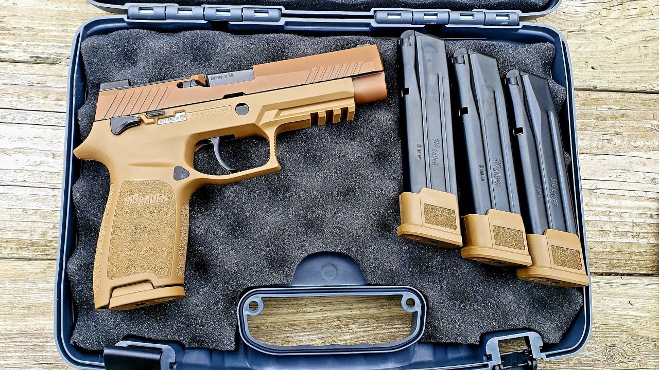 Sig Sauer Sig P320 M17 Review & Shoot 9mm - YouTube
