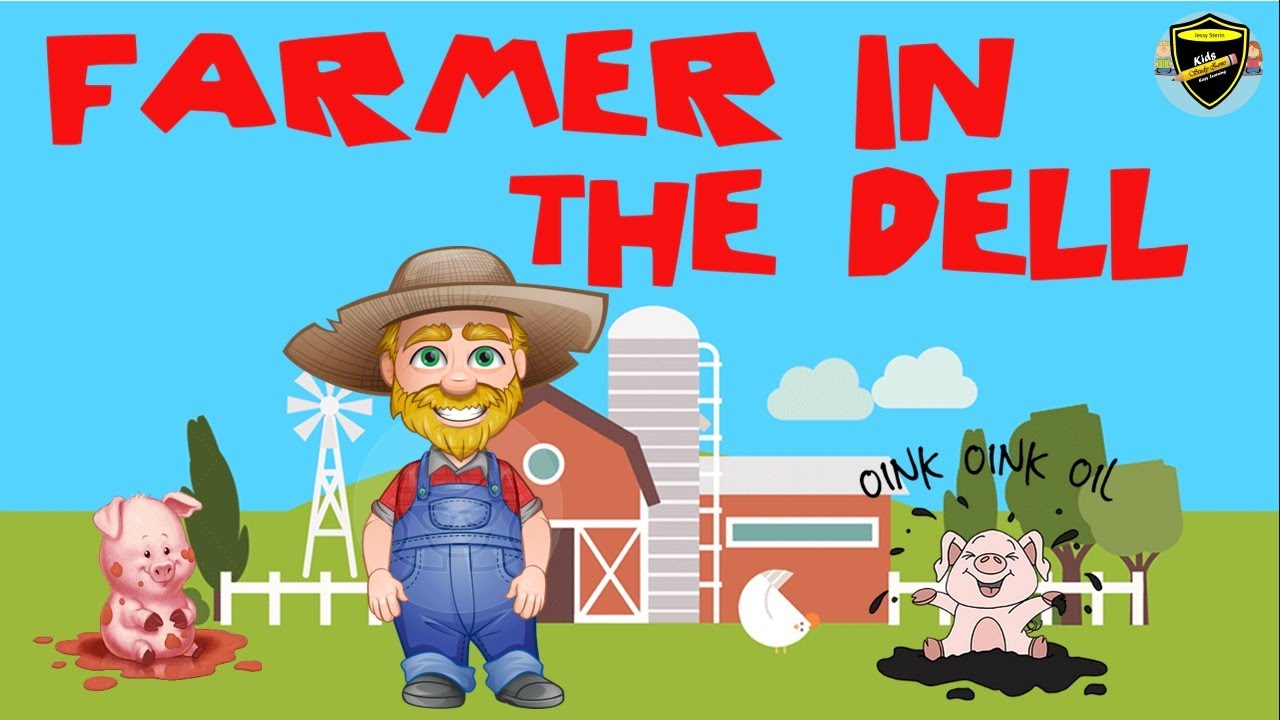 The Farmer in the Dell | Nursery Rhyme for Kids | Rhymes for Kids ...