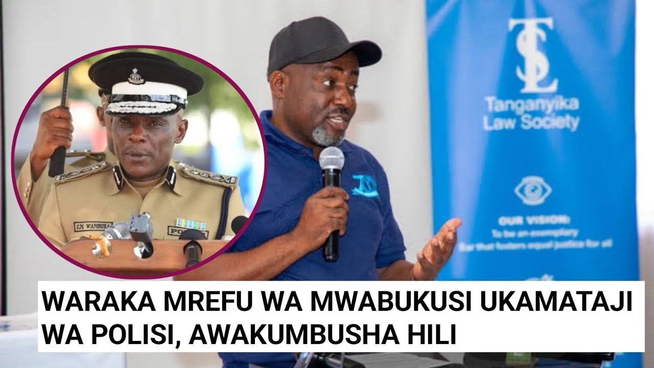 MWABUKUSI AWAANDIKIA UJUMBE HUU POLISI WATU KUKAMATWA PASIPO SHERIA ...