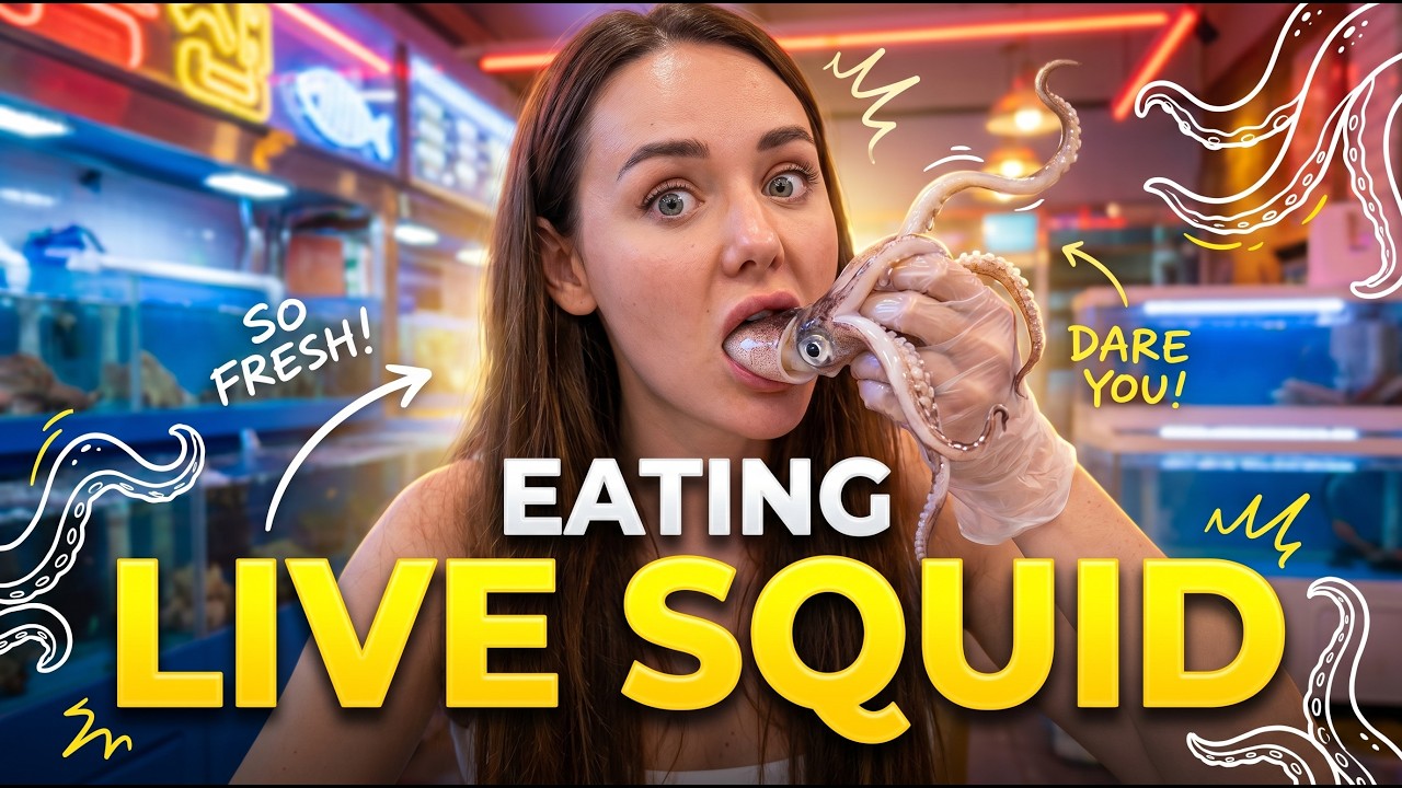 🔥 Trying Live Squid in Thailand & Exploring Pattaya’s Most Daring ...