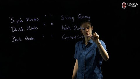 COMP2041/COMP9041 Software Construction: Techniques and Tools - YouTube