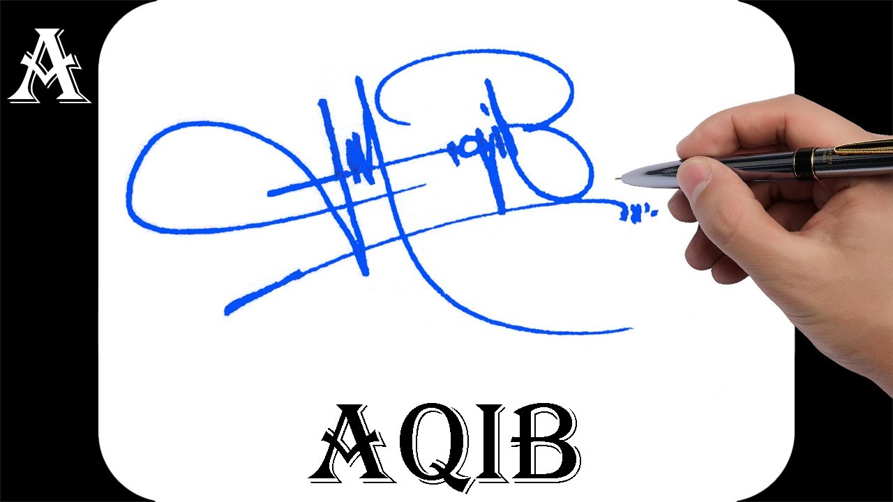 Aqib name signature design - A signature style - How to signature your ...