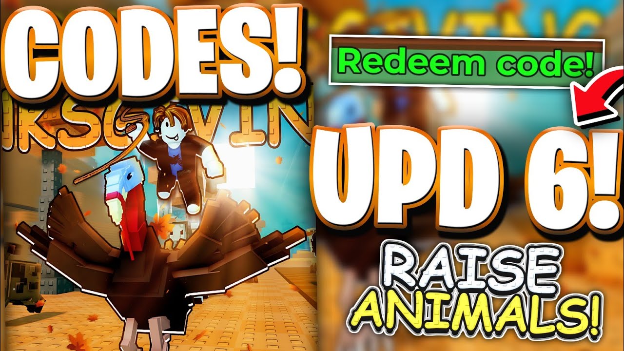 🦑🦃[FANTASY PART 2] ALL THANKSGIVING UPDATE 6 CODES FOR RAISE ANIMALS ...